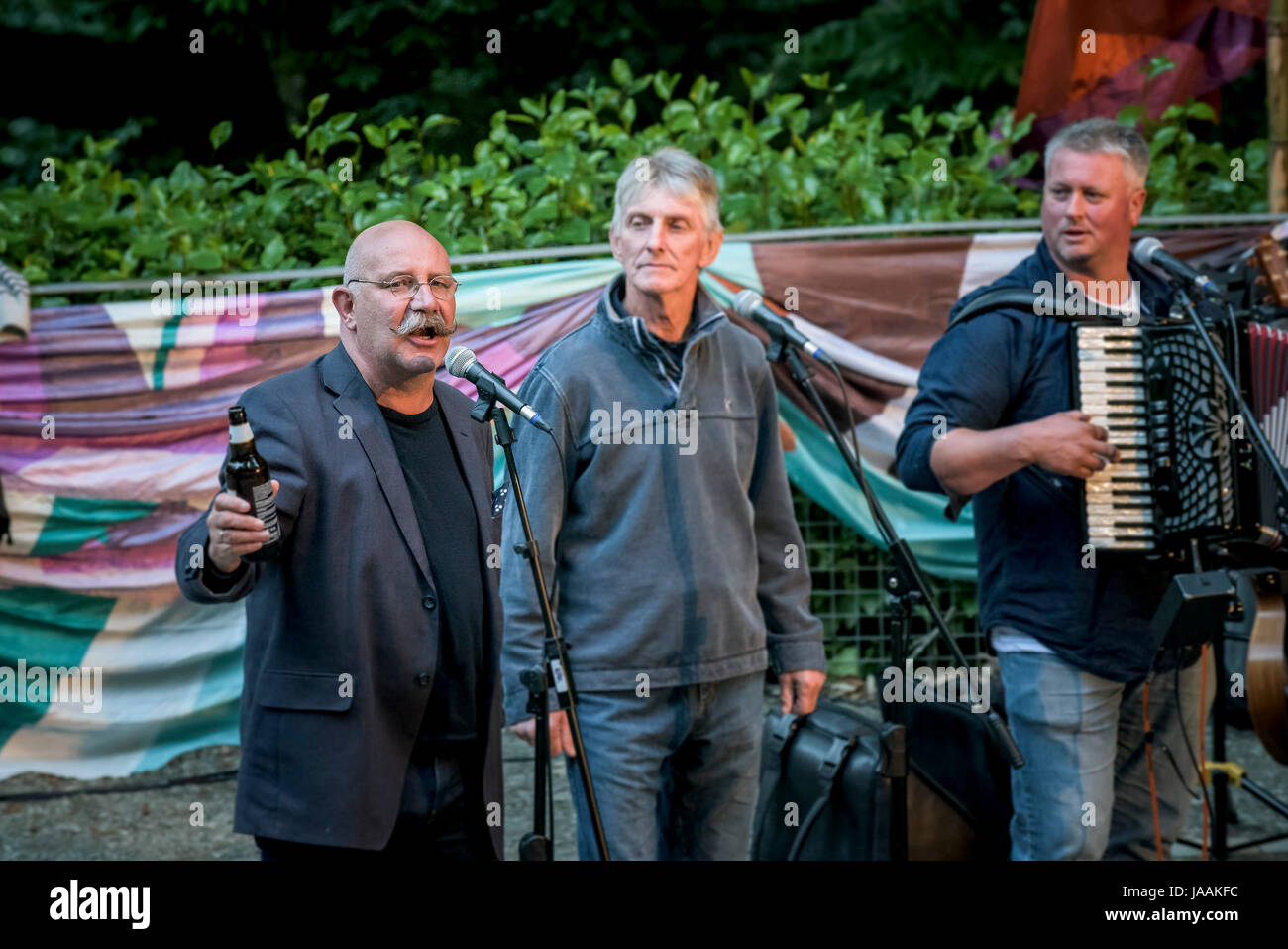 Jon Cleave, John McDonnell and Jason Nicholas from Fisherman’s Friends ...