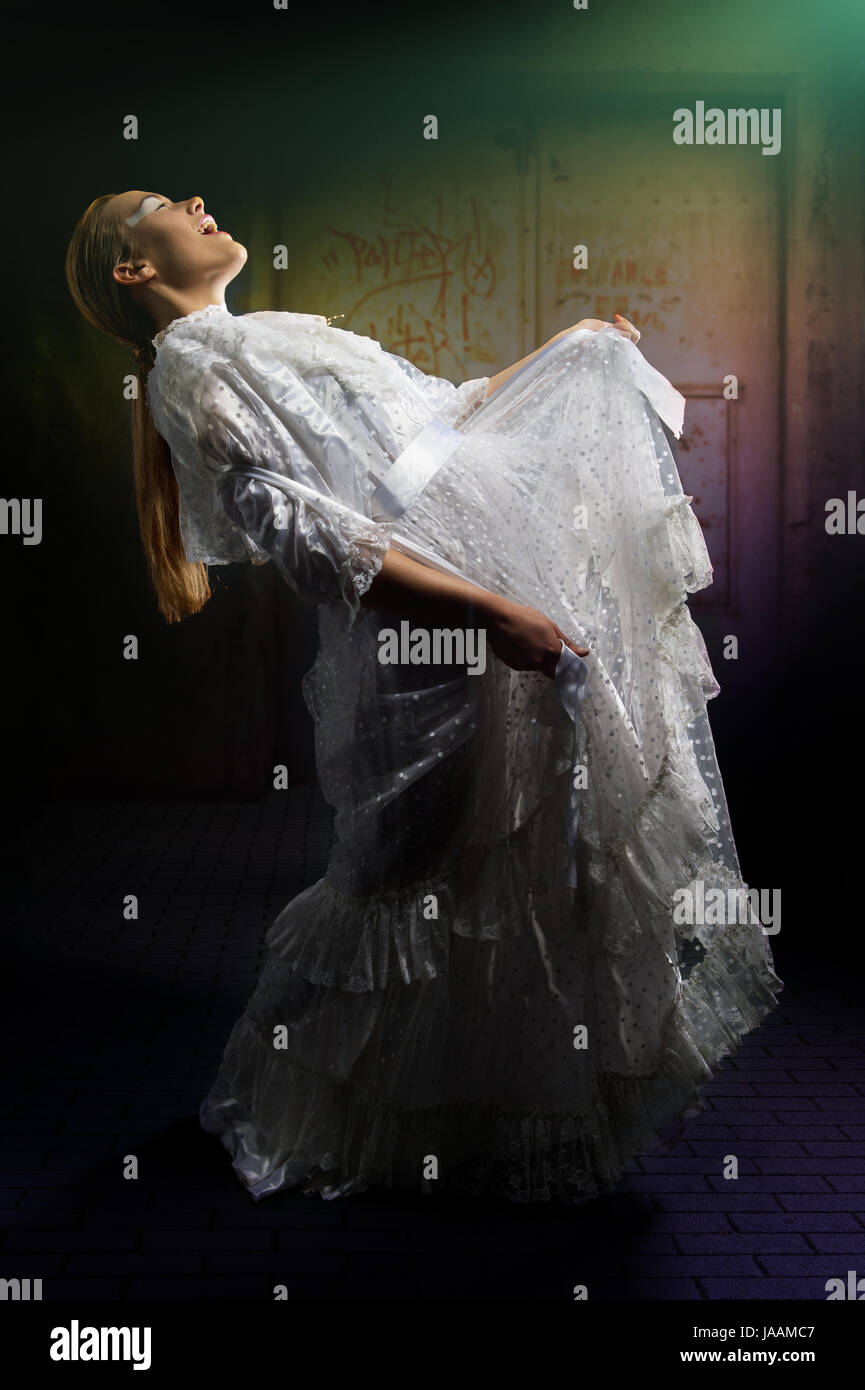 screaming into the light Stock Photo - Alamy