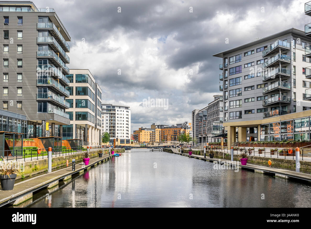 Leeds Dock formerley Clarence Dock in central Leeds Stock Photo - Alamy