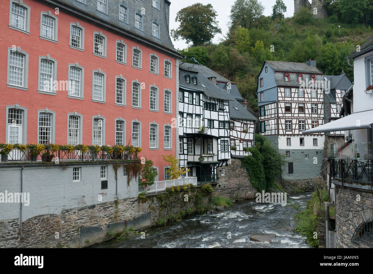 red house on the rur Stock Photo - Alamy