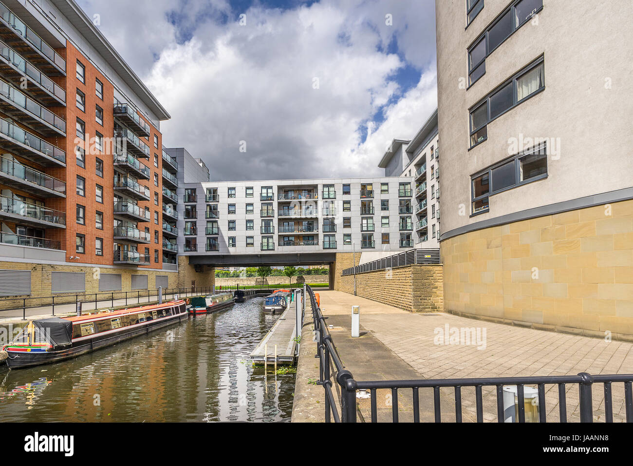 Leeds Dock formerly Clarence Dock in central Leeds Stock Photo - Alamy
