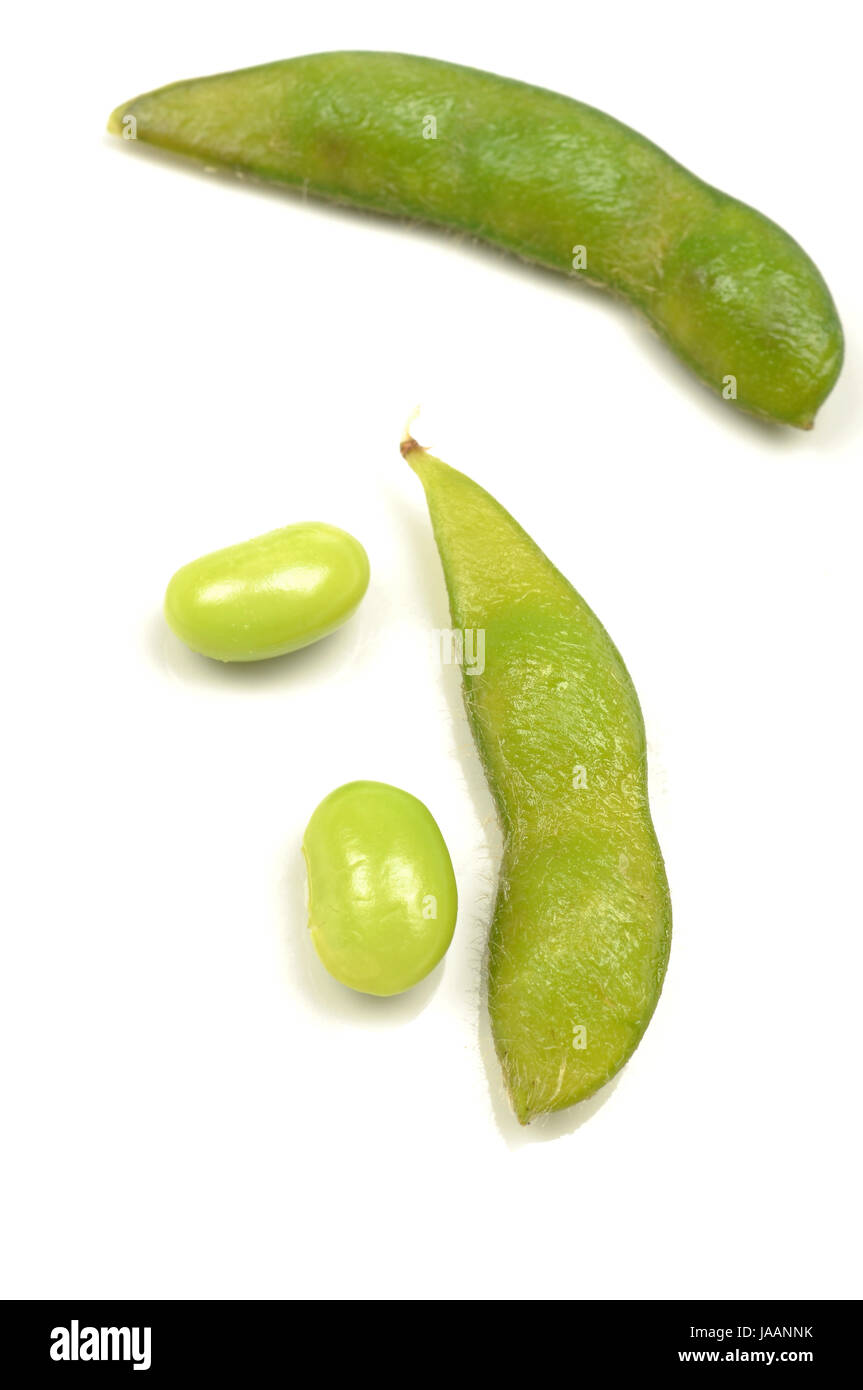 Soybean isolated on white background Stock Photo - Alamy