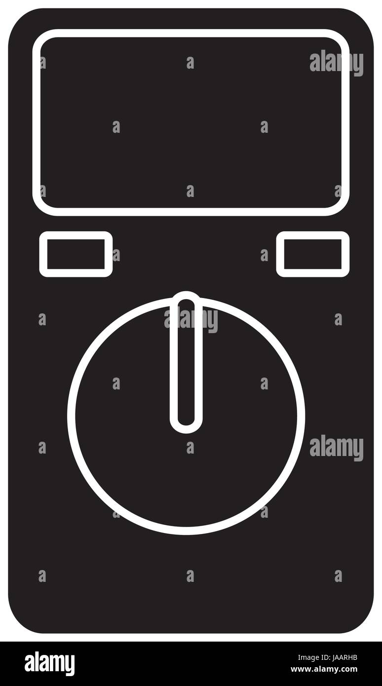 electric test meter device icon Stock Vector Image & Art - Alamy