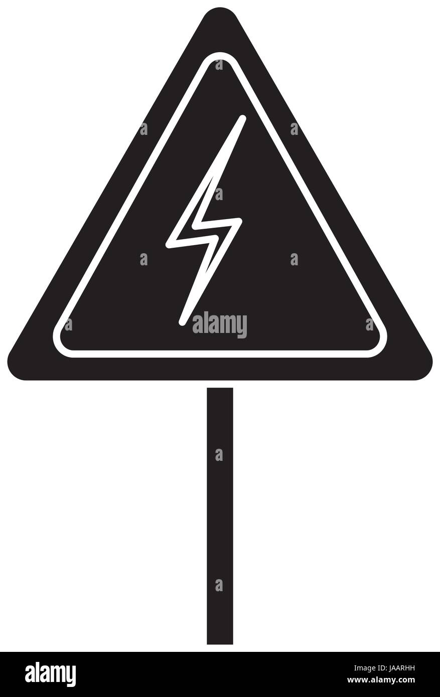 Electrical panel warning sign Stock Vector Images - Alamy