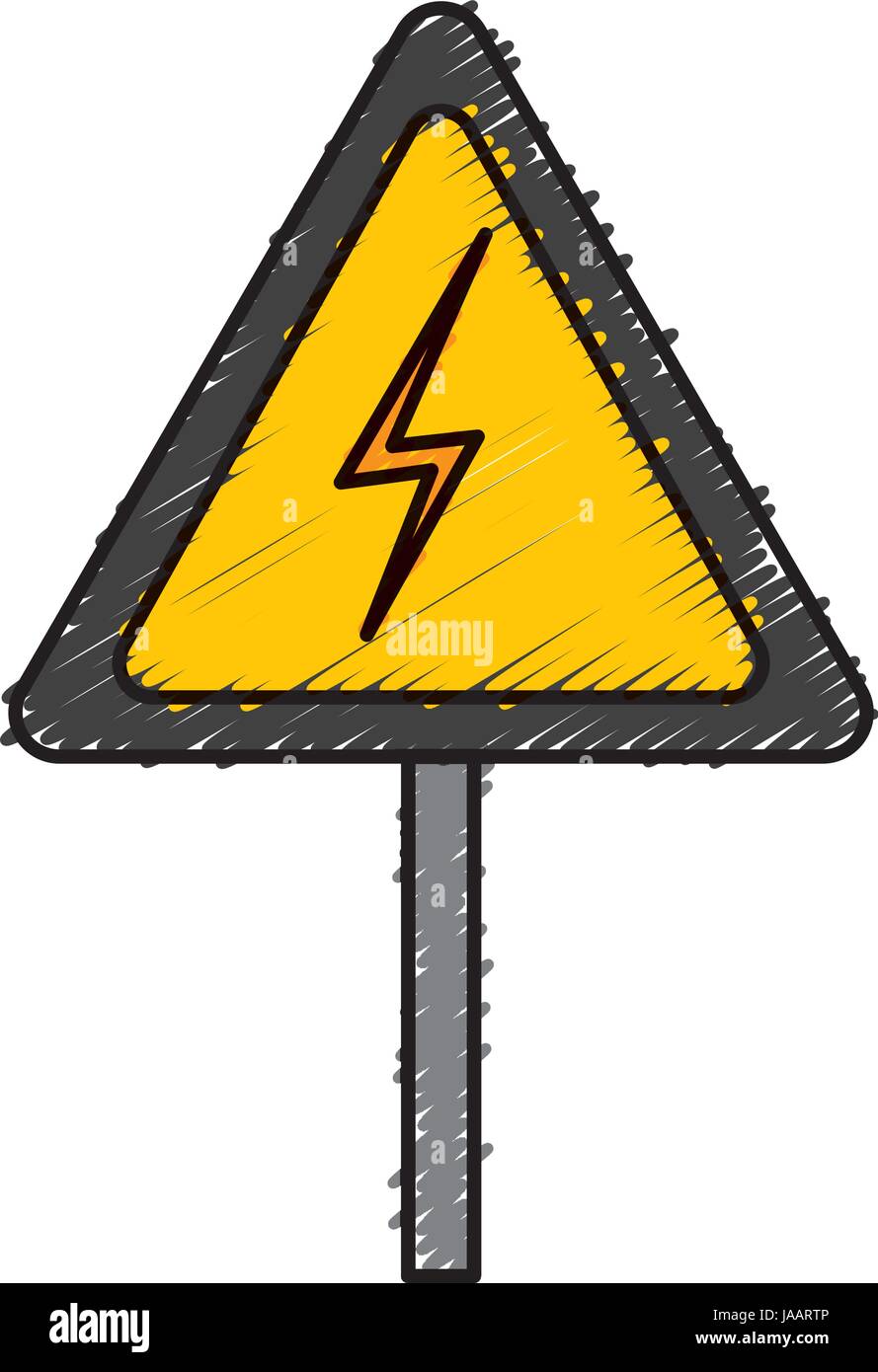 electrical warning sign icon Stock Vector Image & Art - Alamy