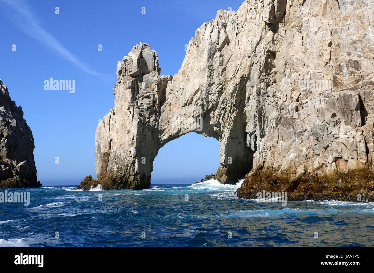The Arch of Cabo San Lucas in Baja California Sur, Mexico on May 2017 ...