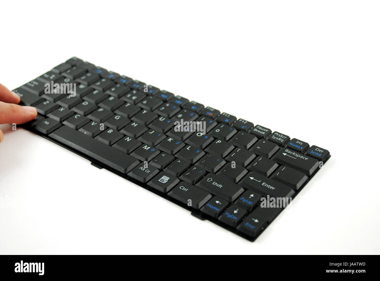 picture of a computer keyboard showing the individual keys Stock Photo ...