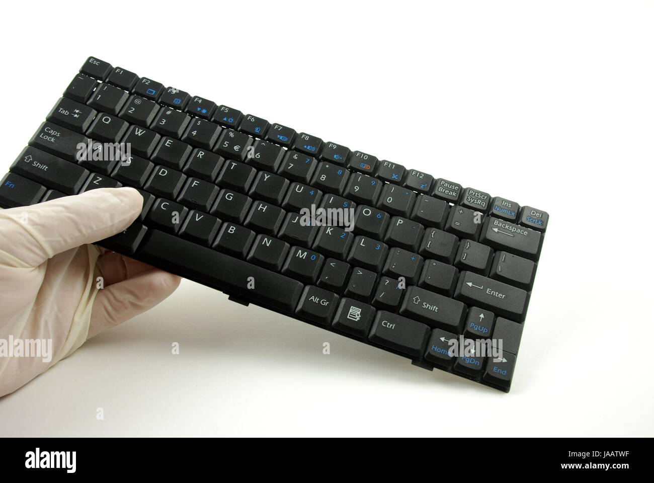 picture of a computer keyboard showing the individual keys Stock Photo ...
