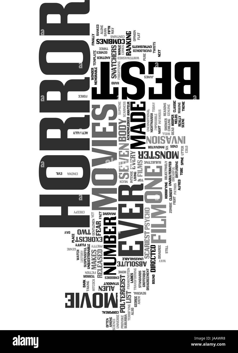 Horror Movies Black and White Stock Photos & Images - Alamy