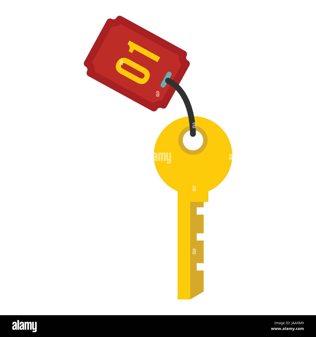 Hotel key with room number Stock Vector Images - Alamy