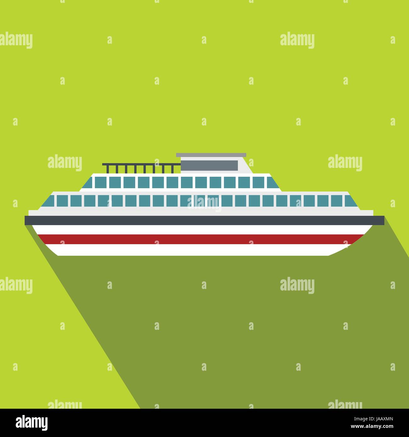 Aerial cruise ship view Stock Vector Images - Alamy