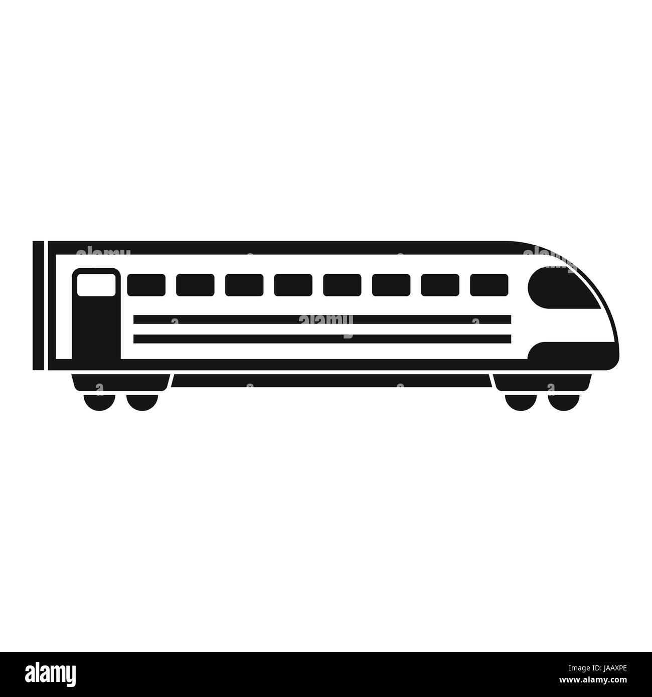 Train icon, simple style Stock Vector Image & Art - Alamy