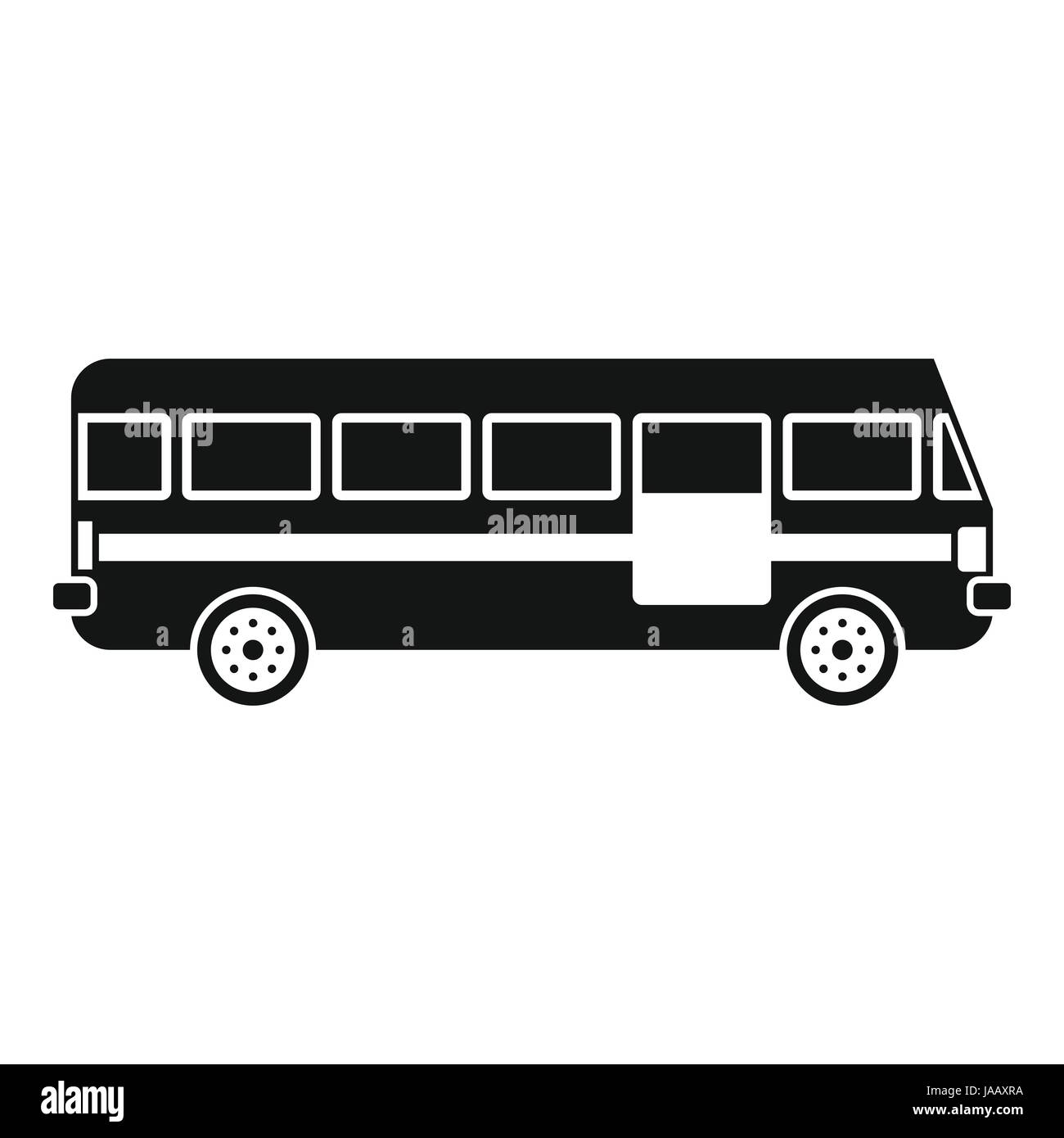 Bus icon, simple style Stock Vector Image & Art - Alamy