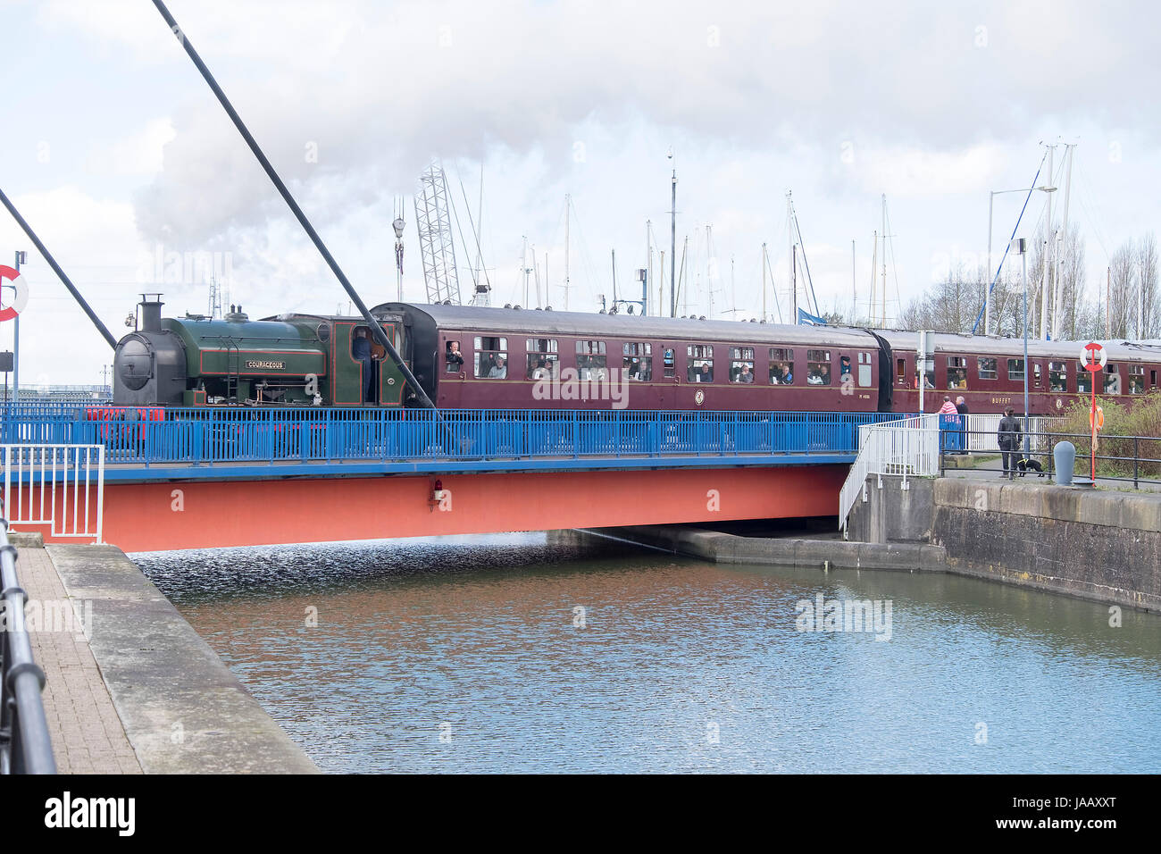 Preston Docks Railway Stock Photo - Alamy