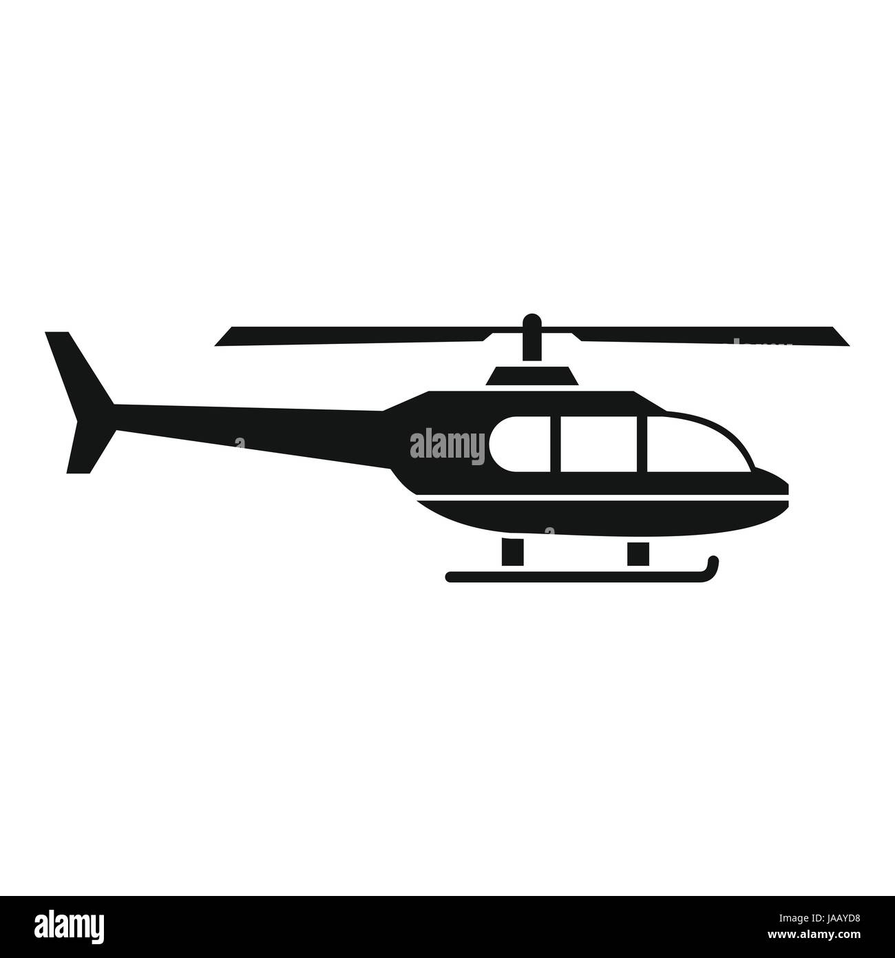 Military helicopter icon, simple style Stock Vector Image & Art - Alamy