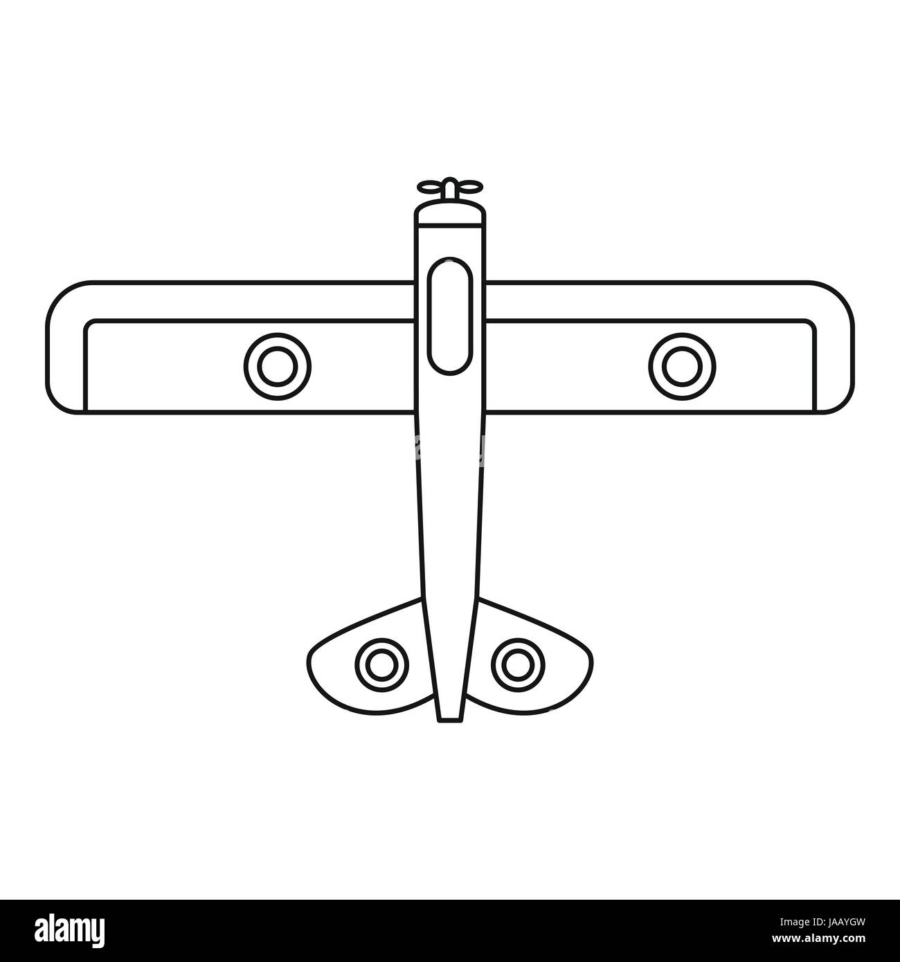 Military fighter plane icon, outline style Stock Vector Image & Art - Alamy