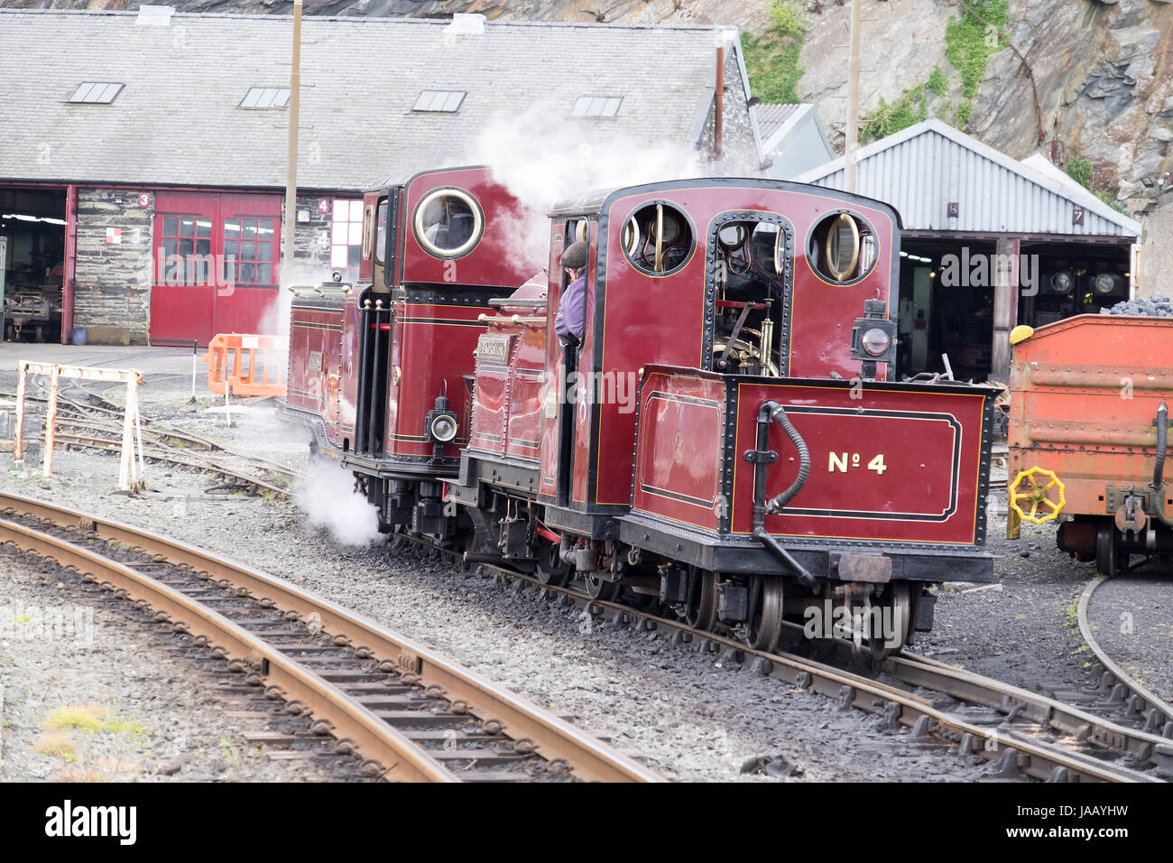 Narrow gauge steam locomotive hi-res stock photography and images - Alamy