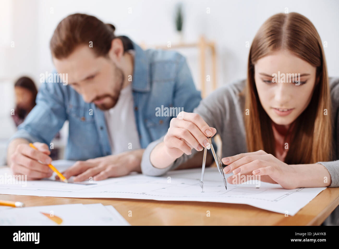 Focused engineers. Lively passionate productive people splitting the ...