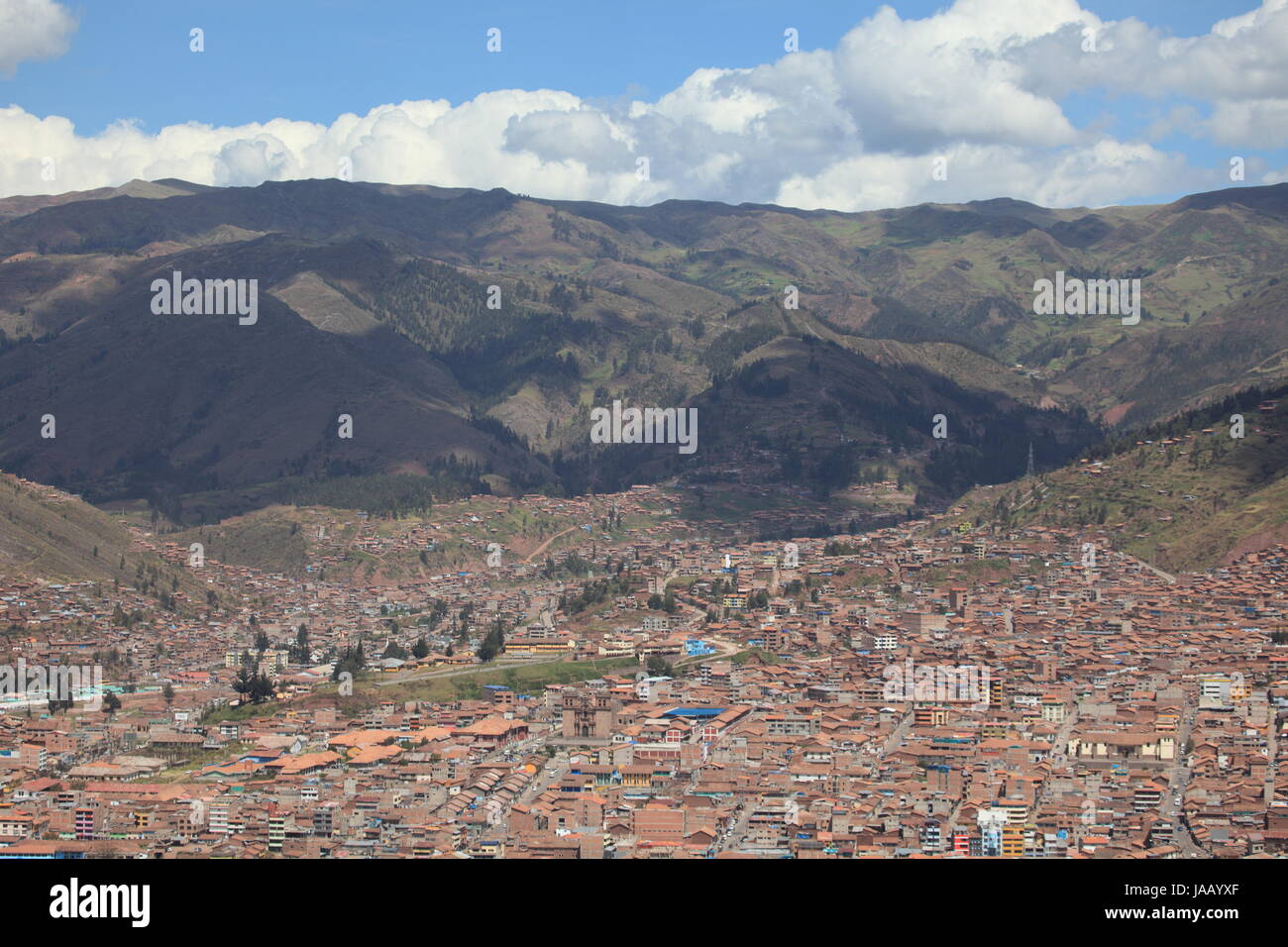 city, town, roofs, south america, peru, rooftop, historical, city, town ...