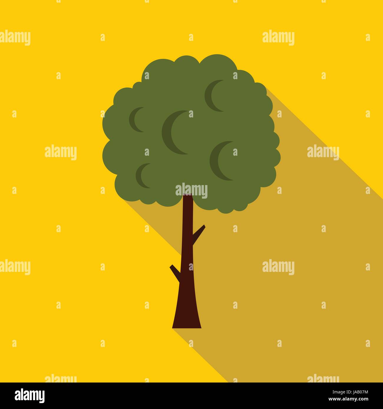 Shadow of tree crown Stock Vector Images - Alamy