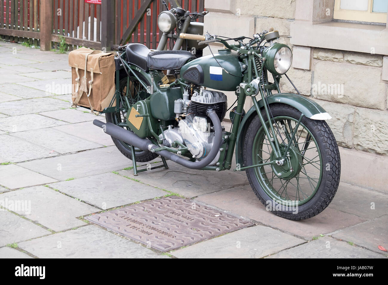 Vintage Bike at War Event Stock Photo - Alamy