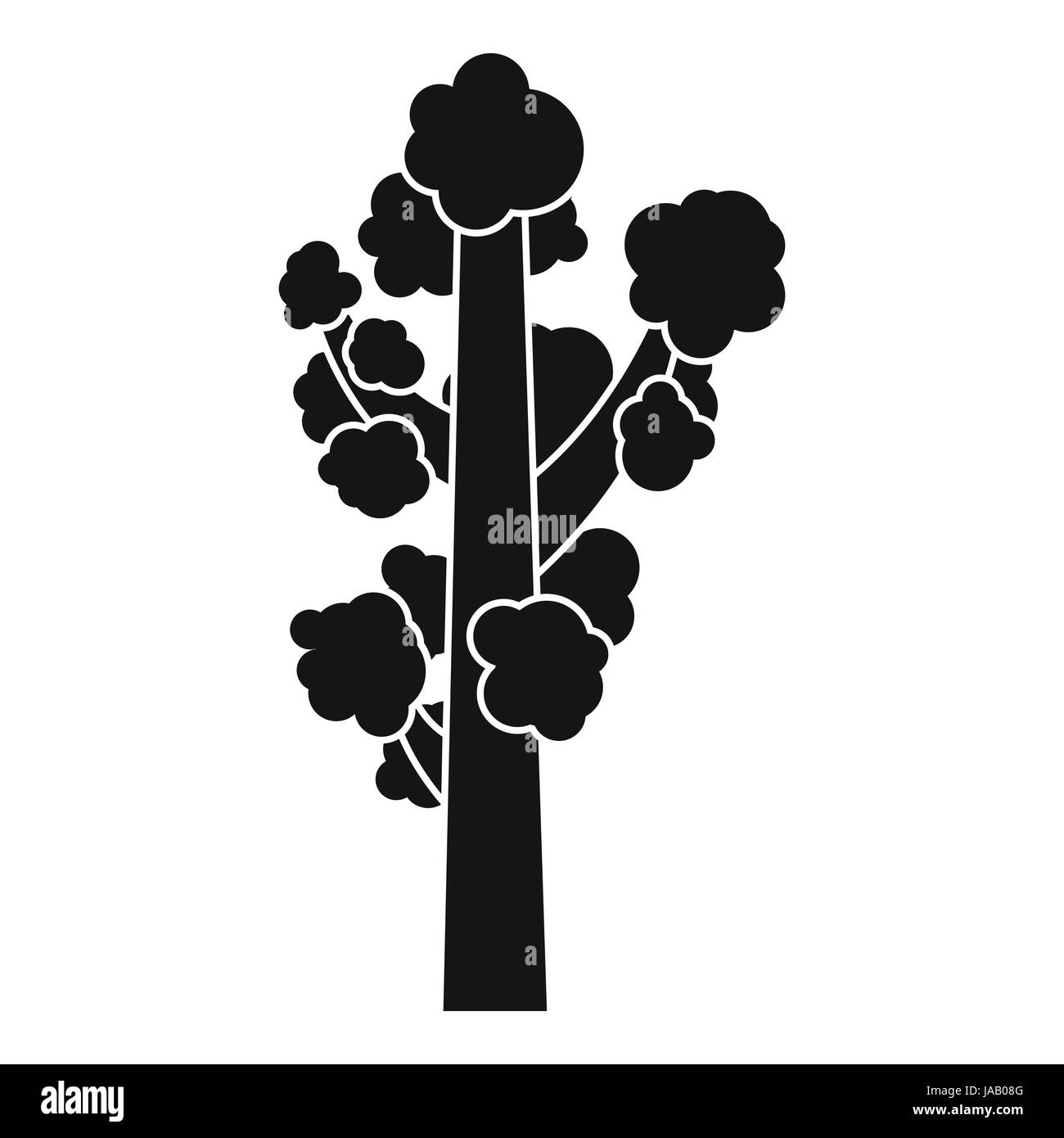 Tree icon, simple style Stock Vector Image & Art - Alamy