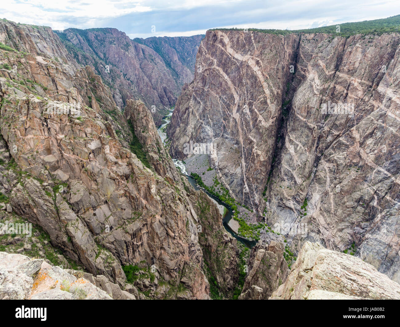Painted Wall on the north side of the 'Black Canyon of the Gunnison ...