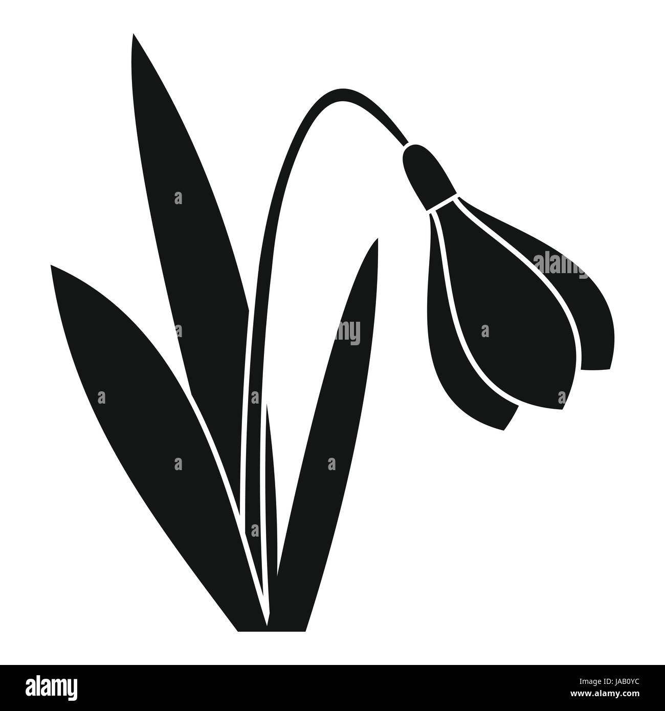 Bell flower icon, simple style Stock Vector Image & Art - Alamy