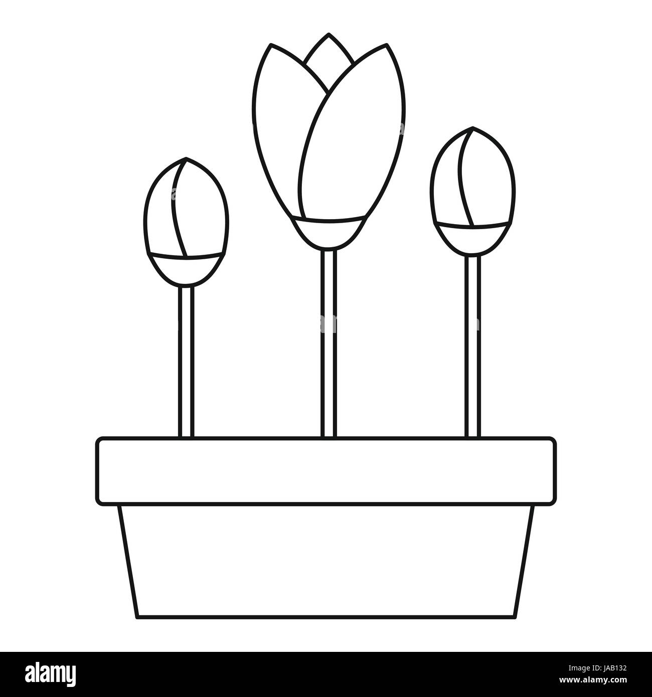 Planter flower box not window Black and White Stock Photos & Images - Alamy