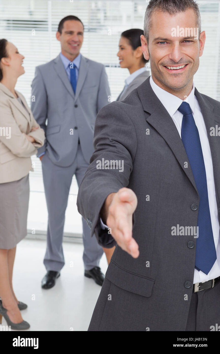 Businessman introducing himself business hi-res stock photography and ...
