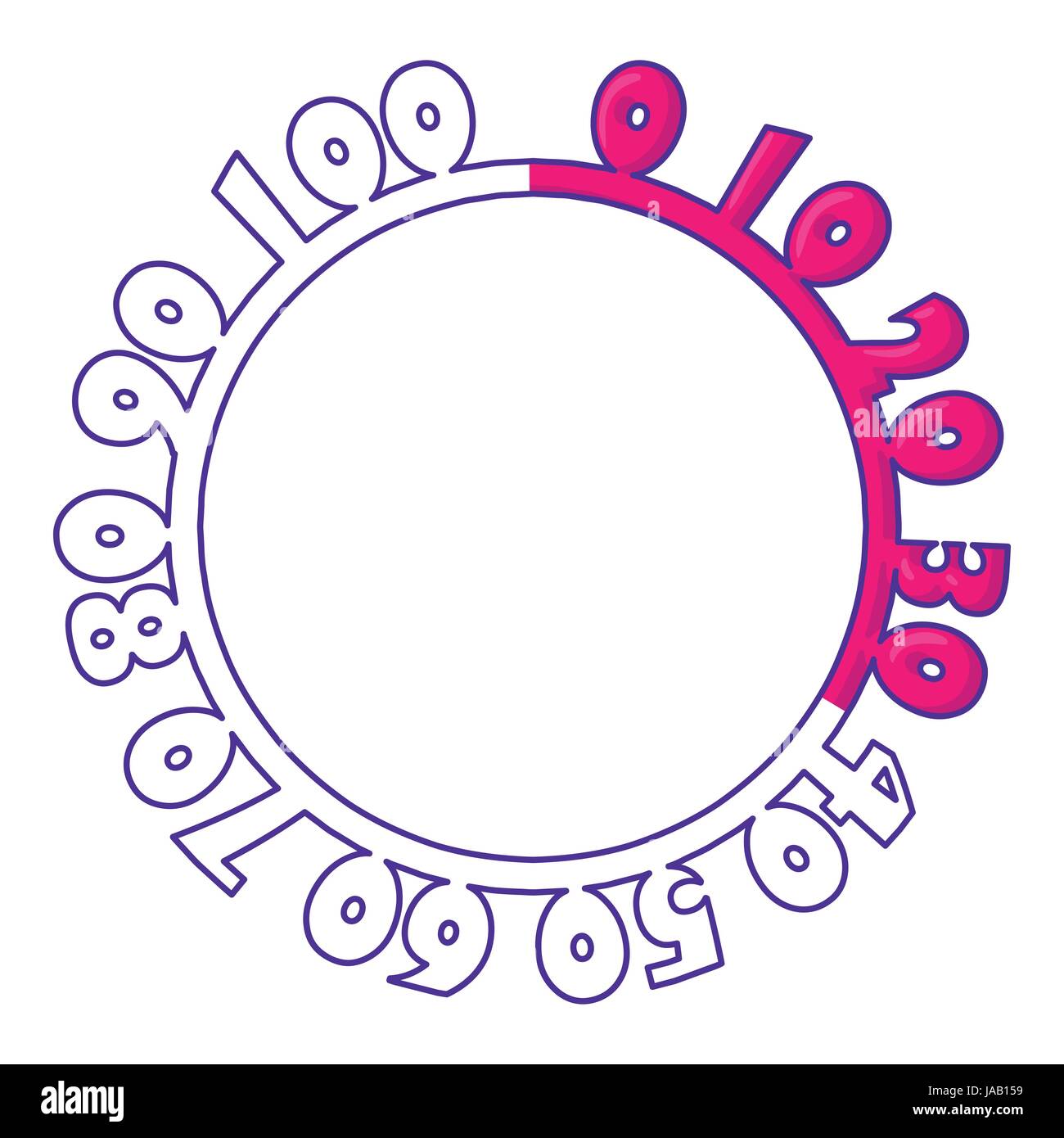 Progress loading indicator percentage icon Stock Vector Image & Art - Alamy