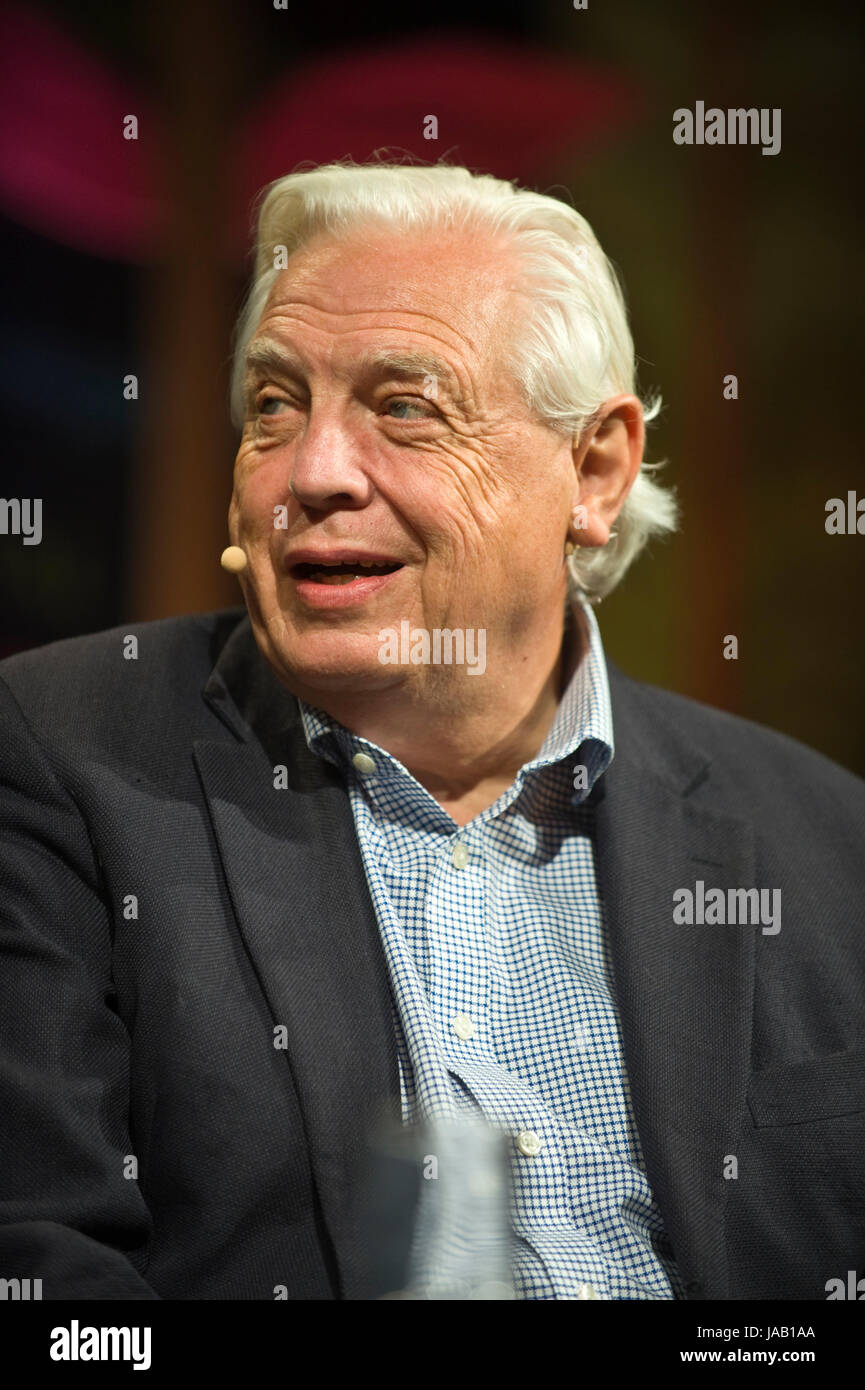 John Simpson BBC journalist speaking about his life & career on stage ...