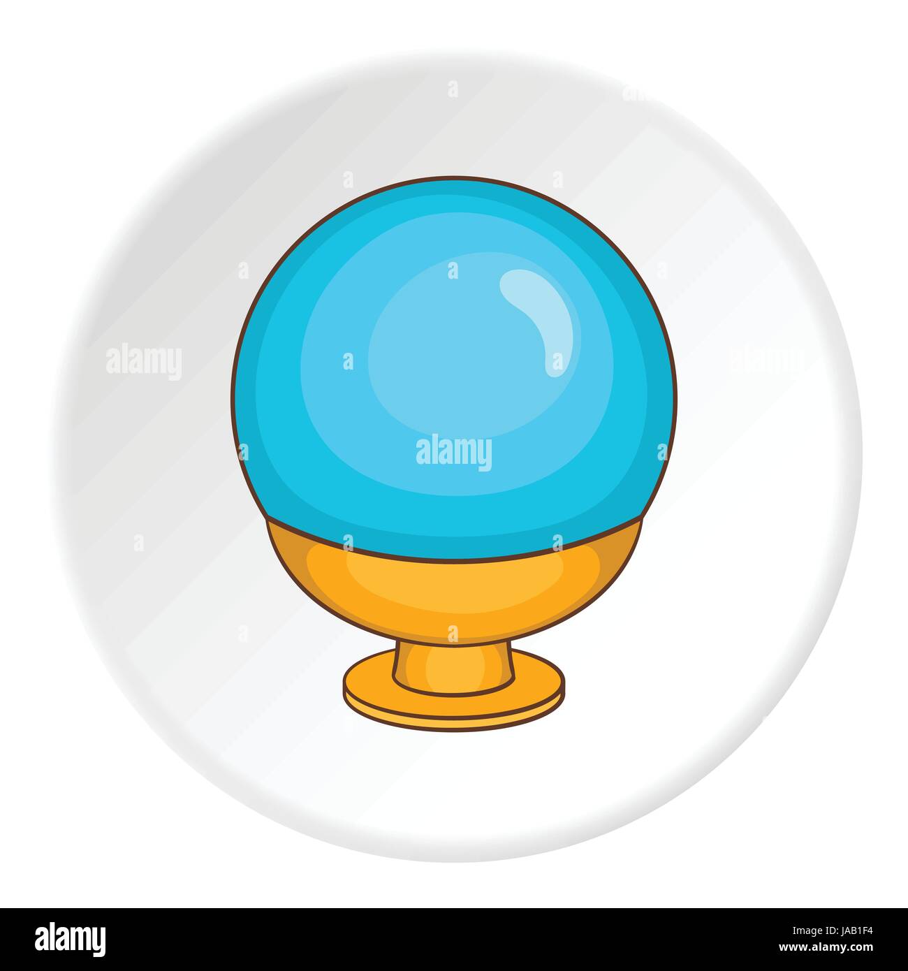 Magic ball icon, cartoon style Stock Vector Image & Art - Alamy