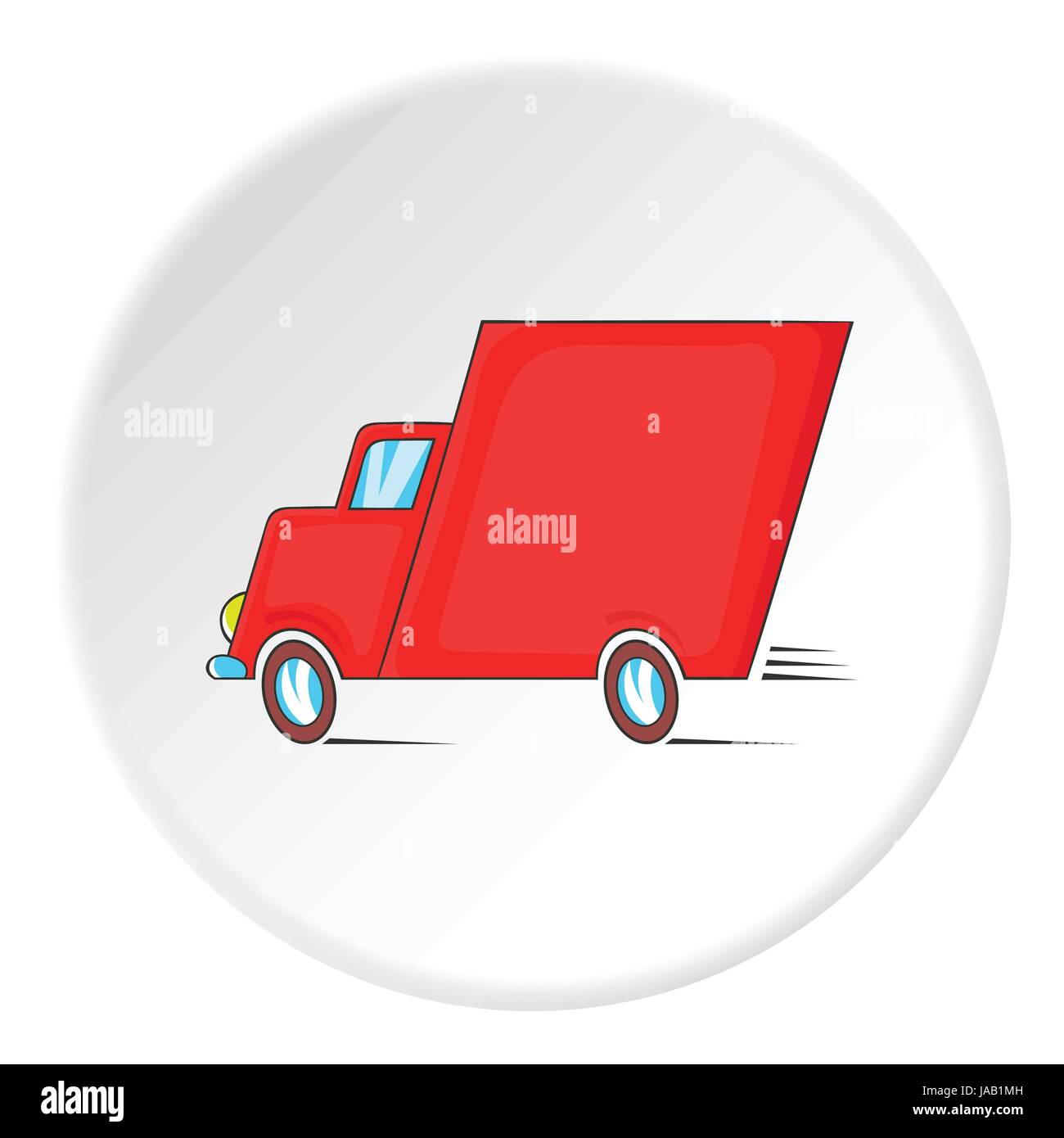 Lorry in motion Stock Vector Images - Alamy