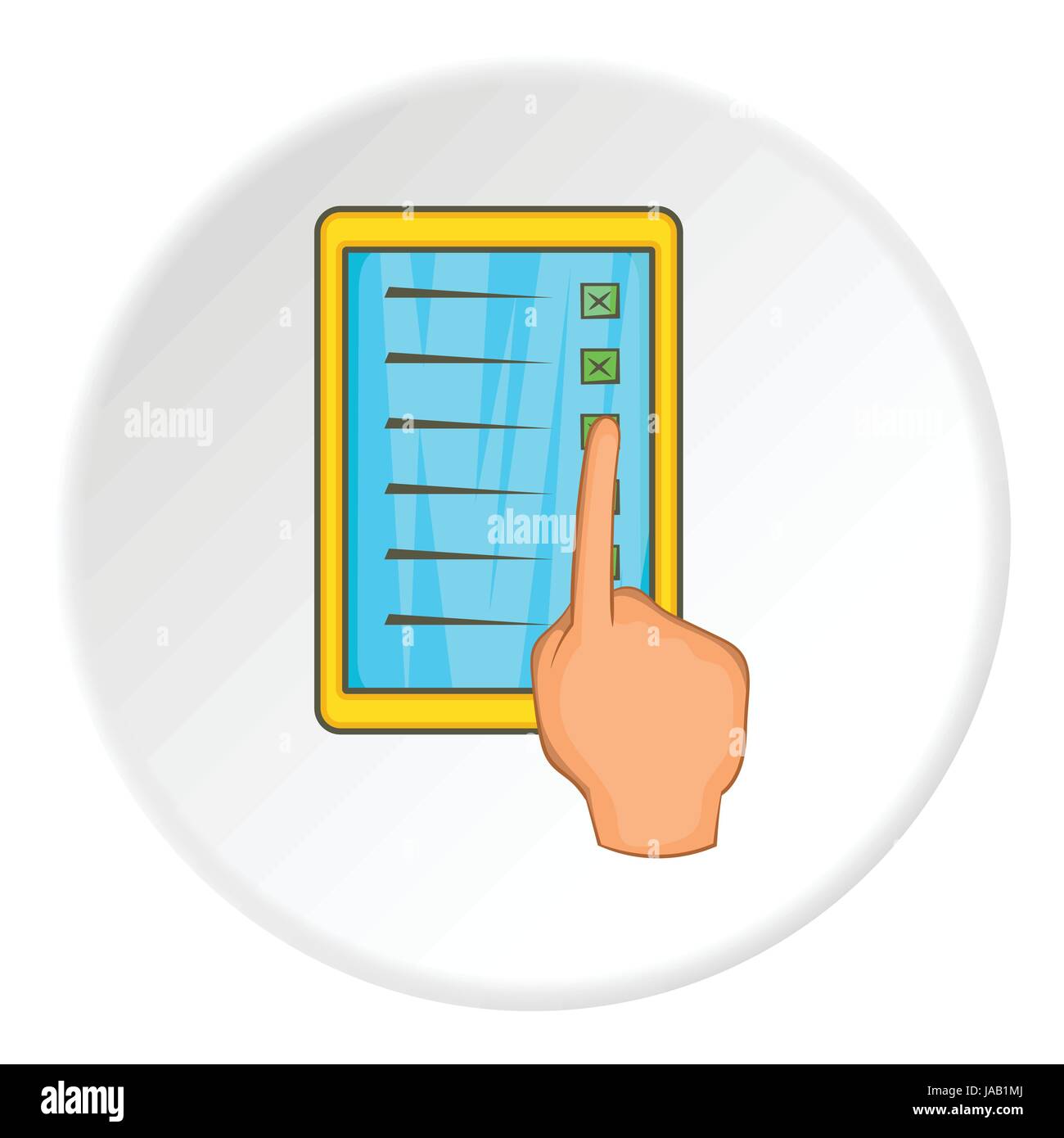 Tablet icon, cartoon style Stock Vector Image & Art - Alamy