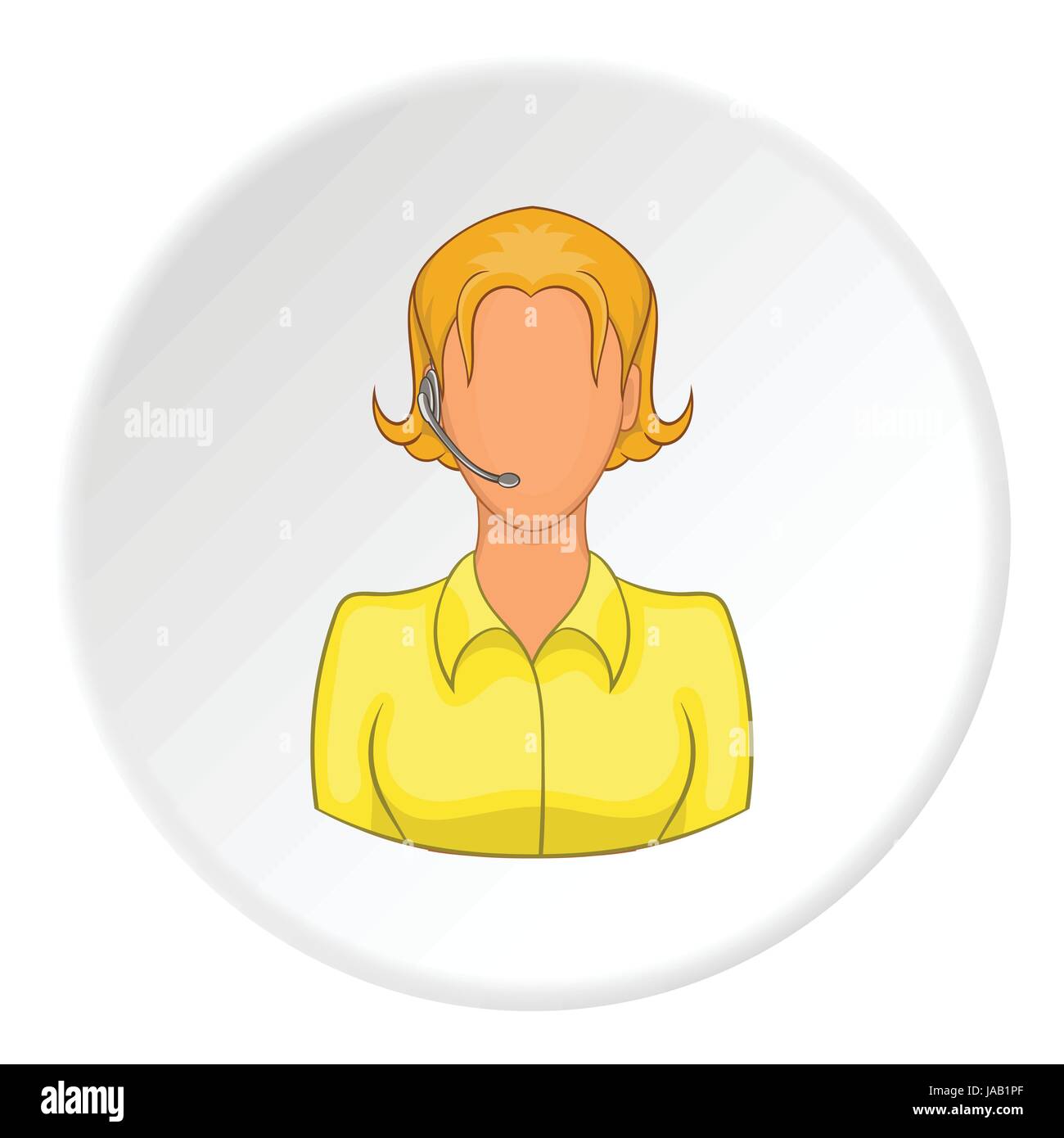 Operator icon, flat style Stock Vector Image & Art - Alamy