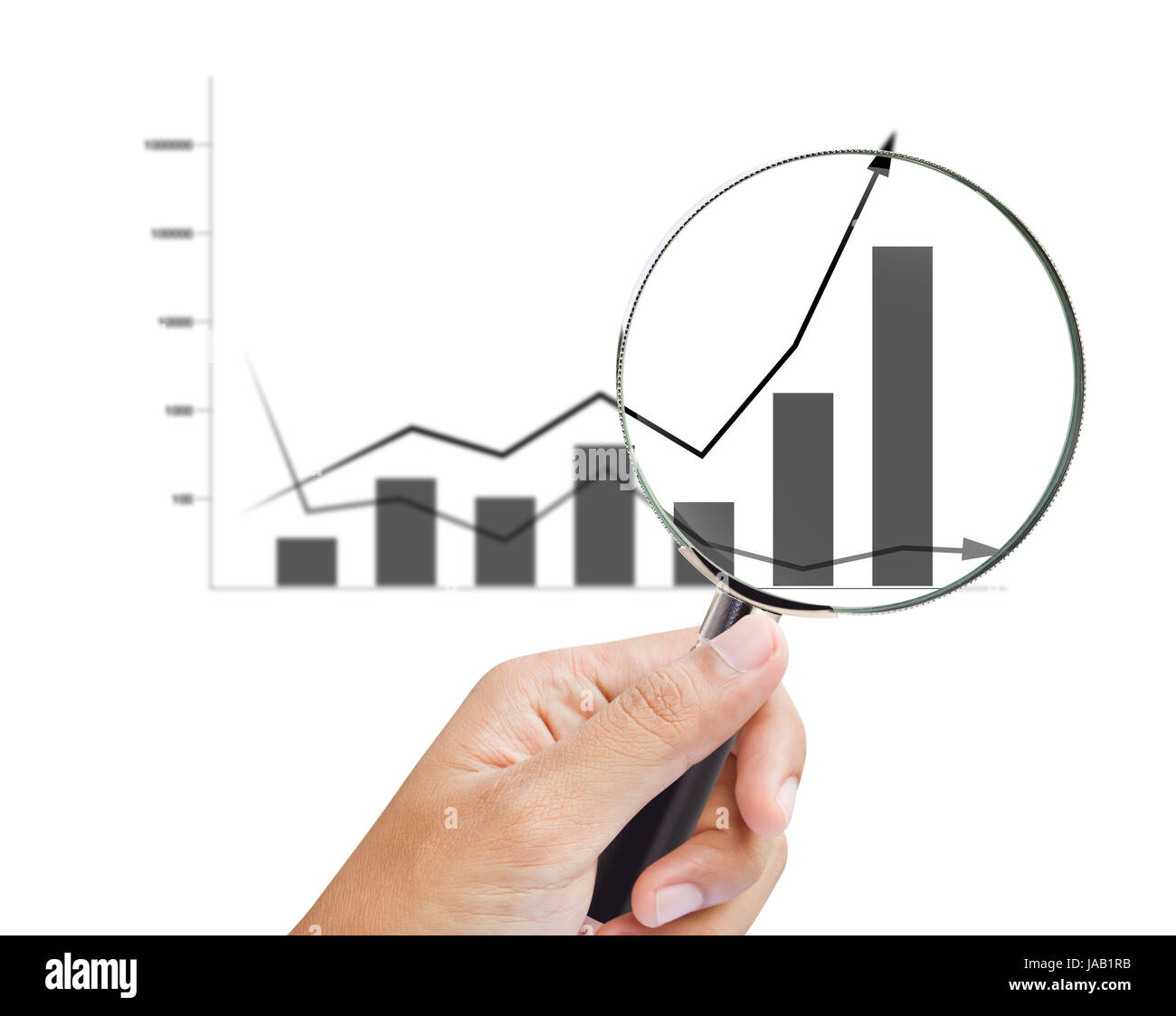 Sales chart on glass hi-res stock photography and images - Alamy