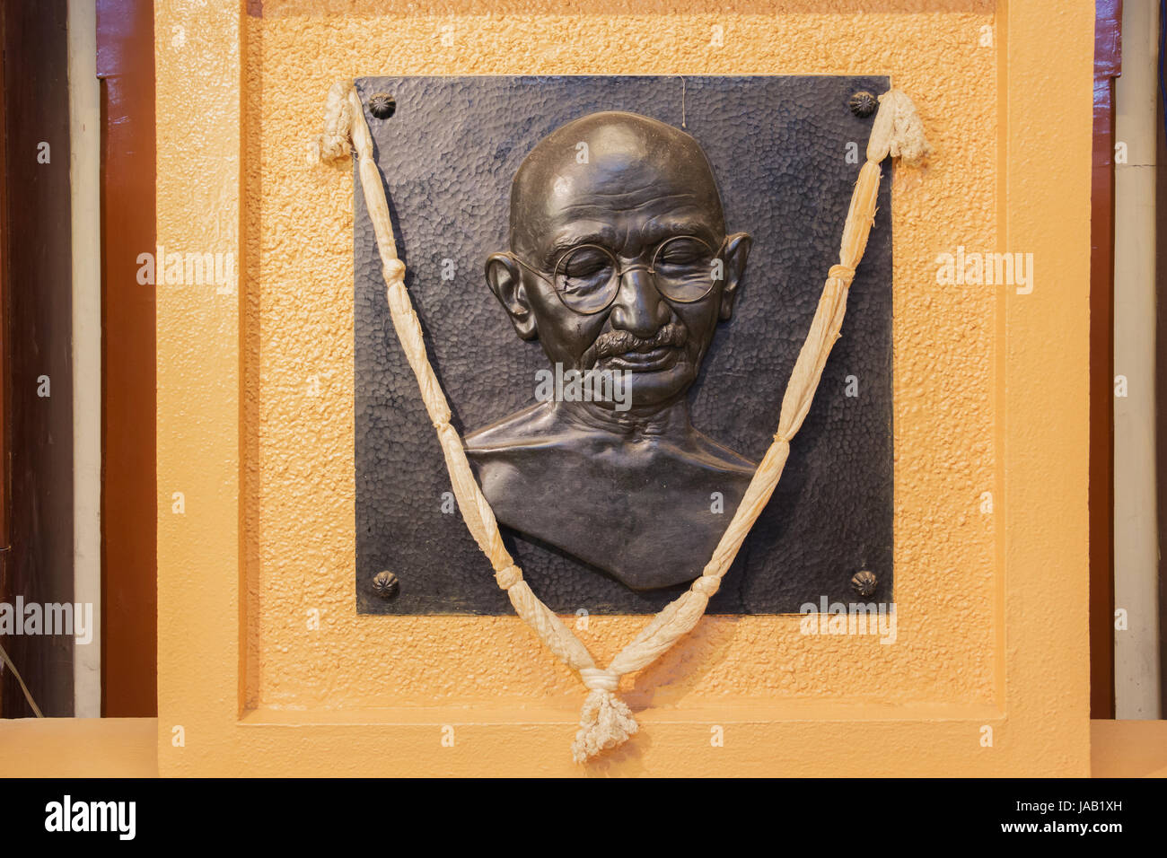 Gandhi fasting hi-res stock photography and images - Alamy