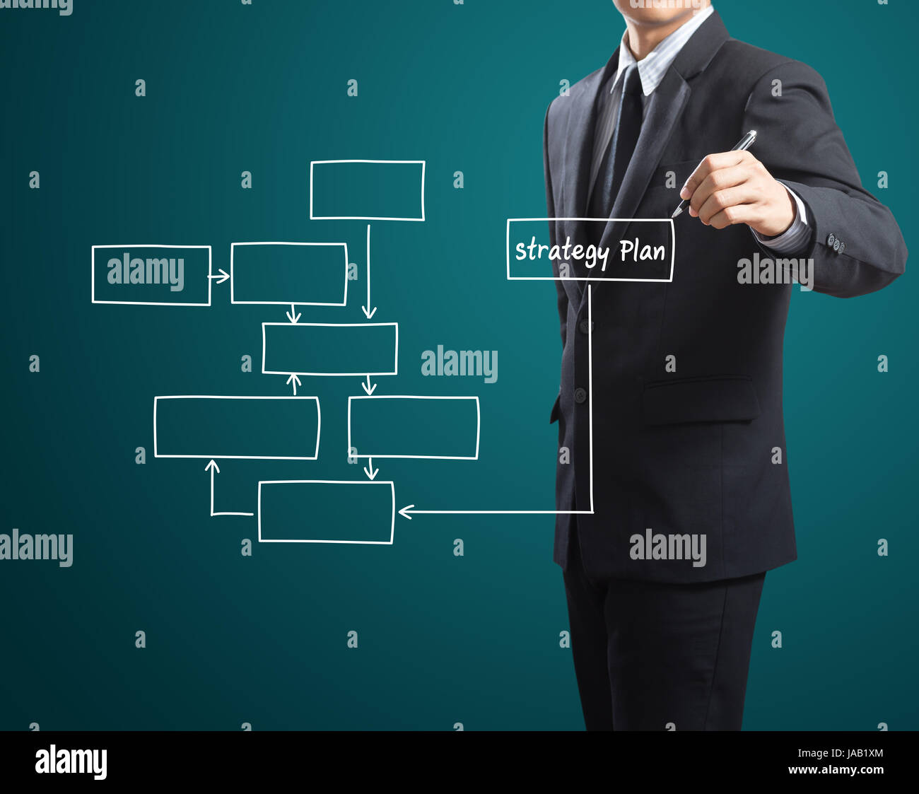 Empty flow chart diagram hi-res stock photography and images - Alamy