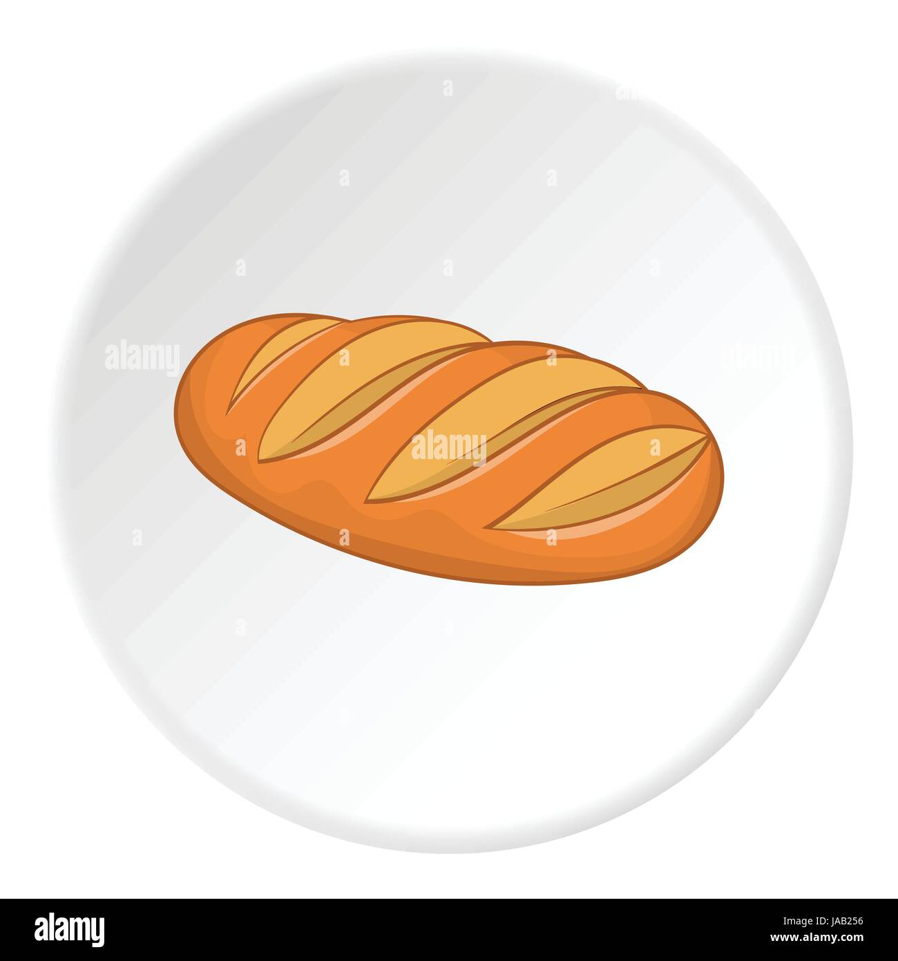 Bread icon, flat style Stock Vector Image & Art - Alamy