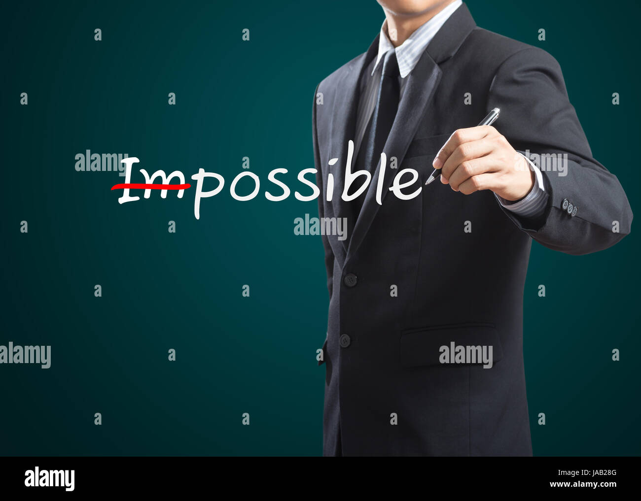 Changing word impossible possible hi-res stock photography and images ...