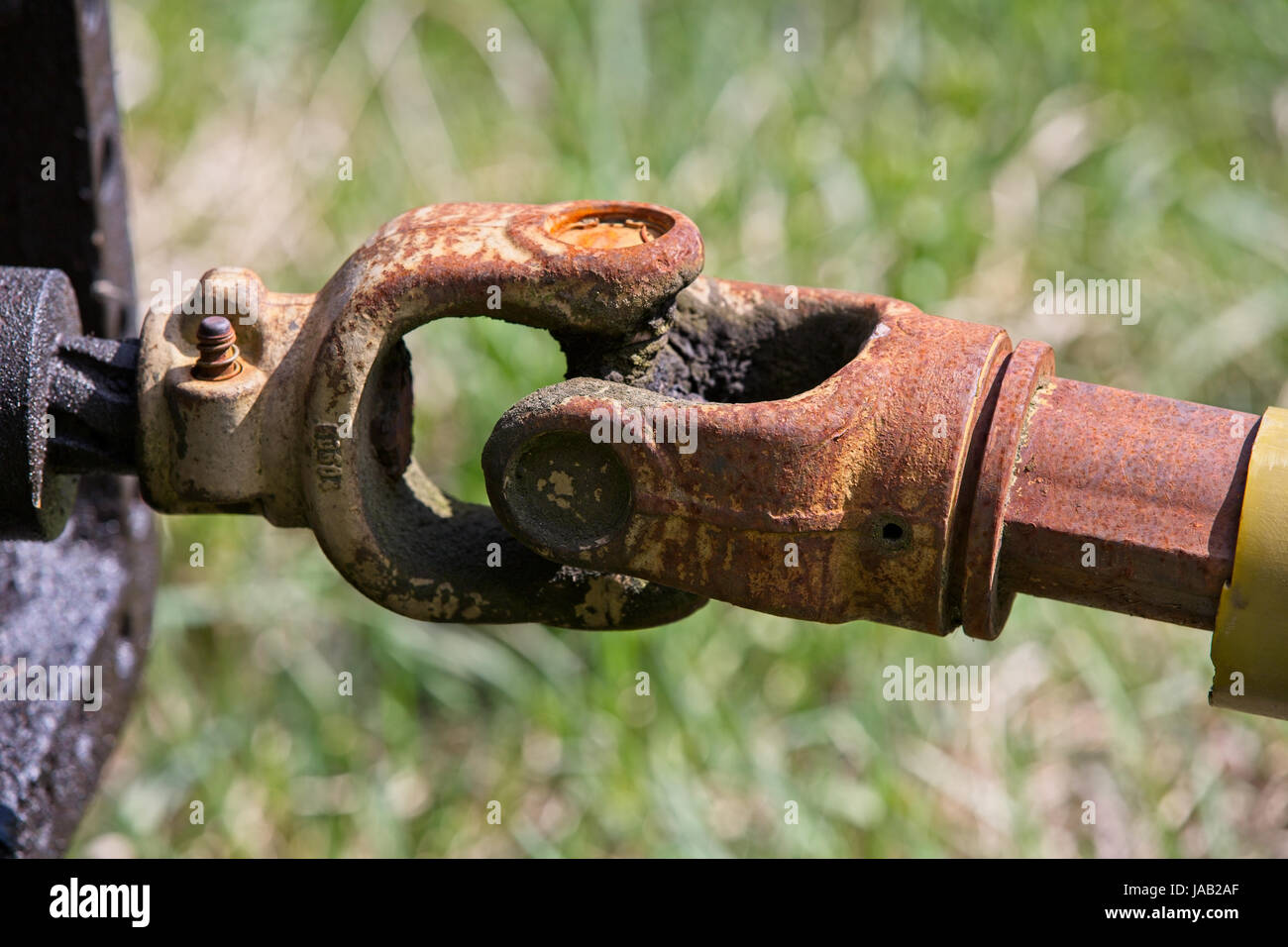 Rusty machine part Stock Photo - Alamy