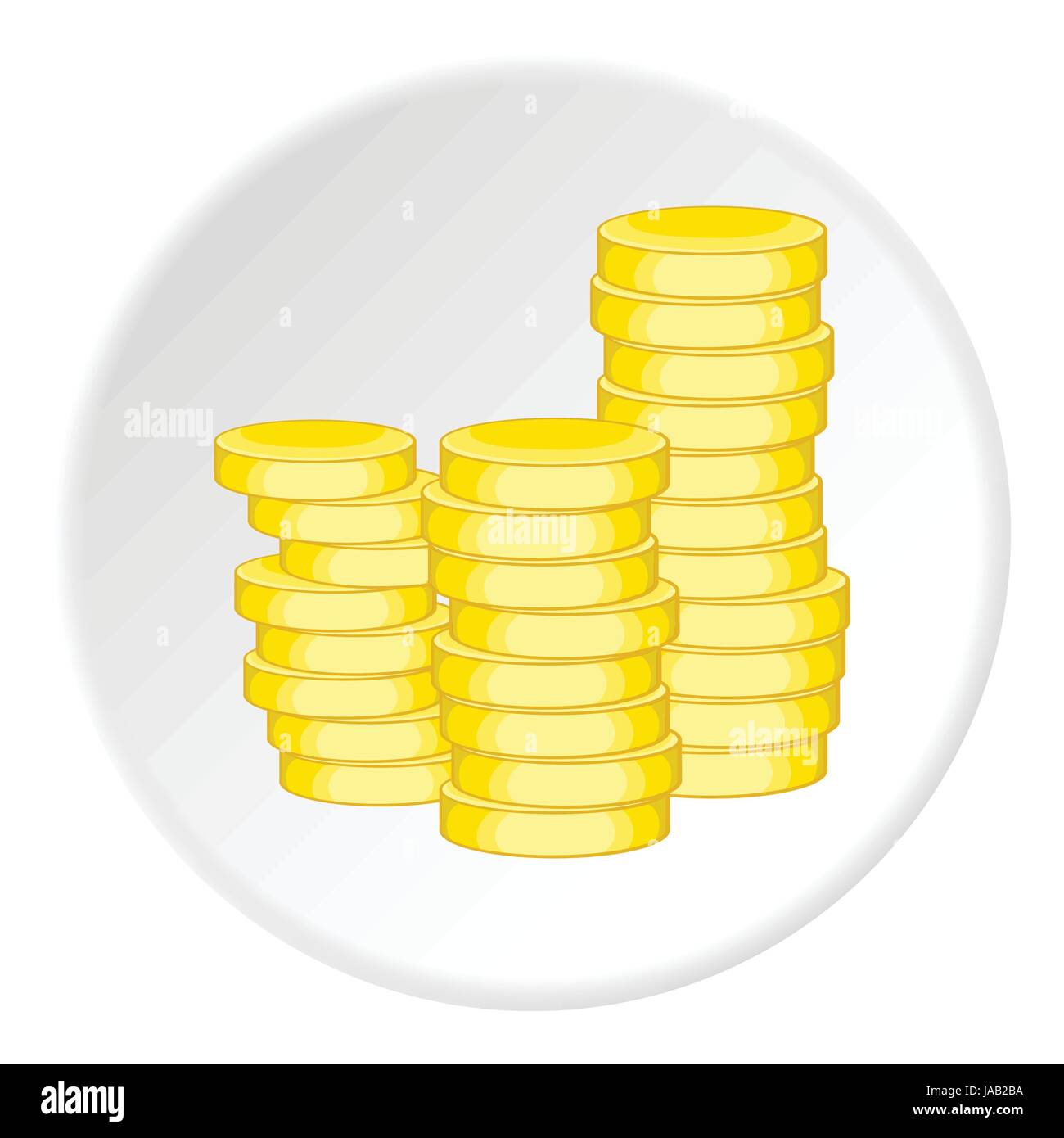 Coins icon, cartoon style Stock Vector Image & Art - Alamy