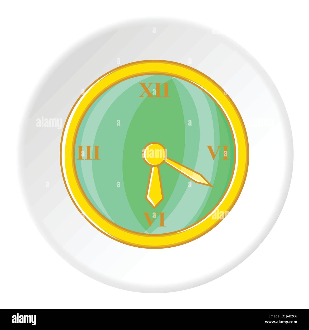 Clock icon, cartoon style Stock Vector Image & Art - Alamy