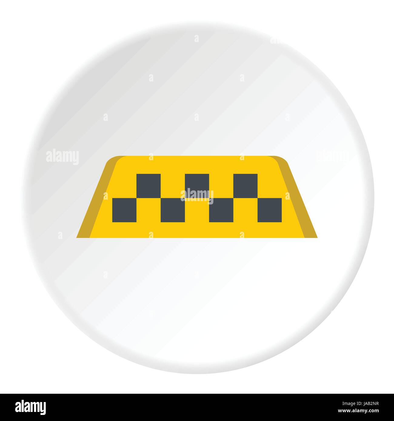 Checker taxi icon. Flat illustration of checker taxi vector icon for ...