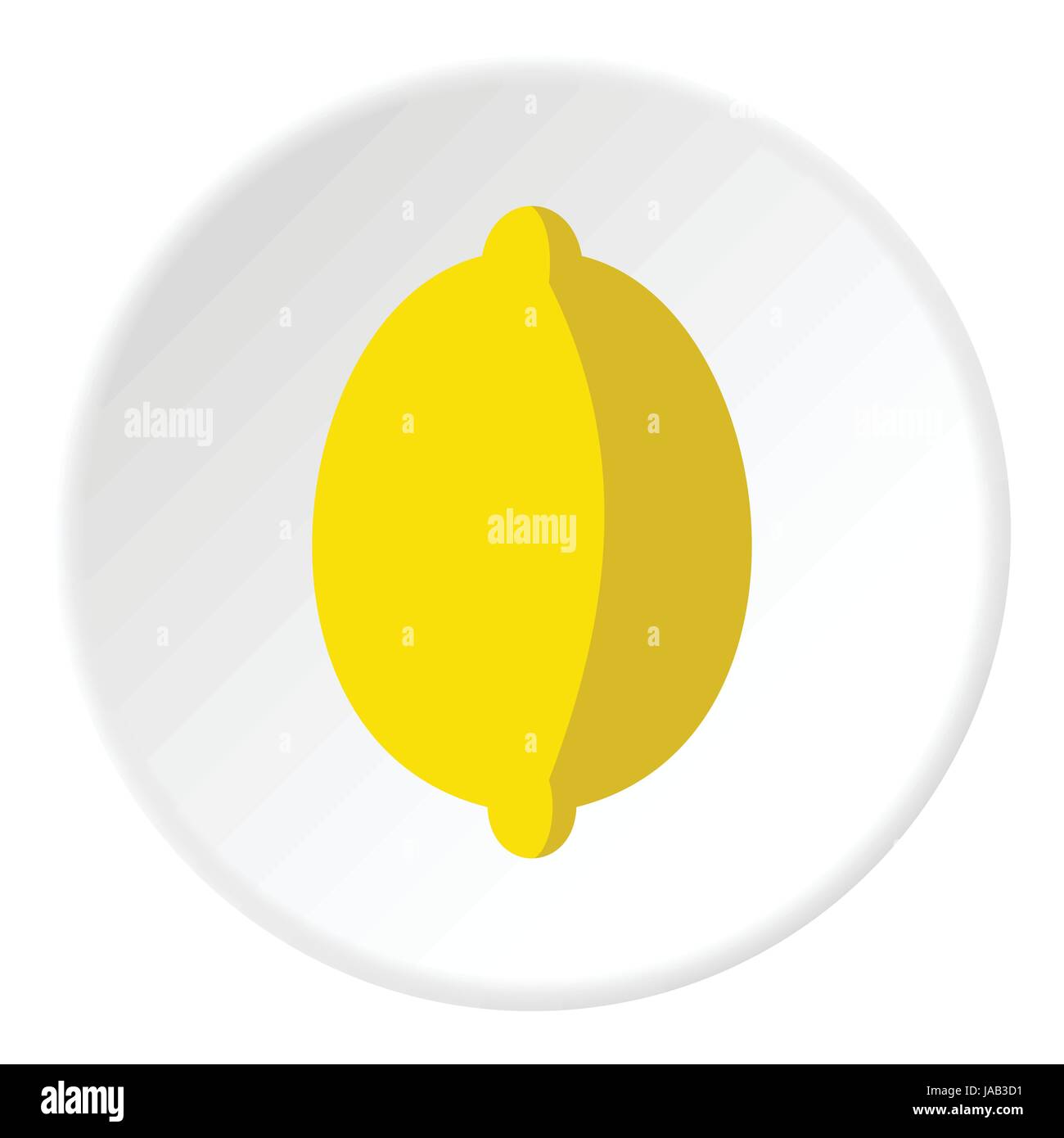 Lemon icon. Flat illustration of lemon vector icon for web Stock Vector ...