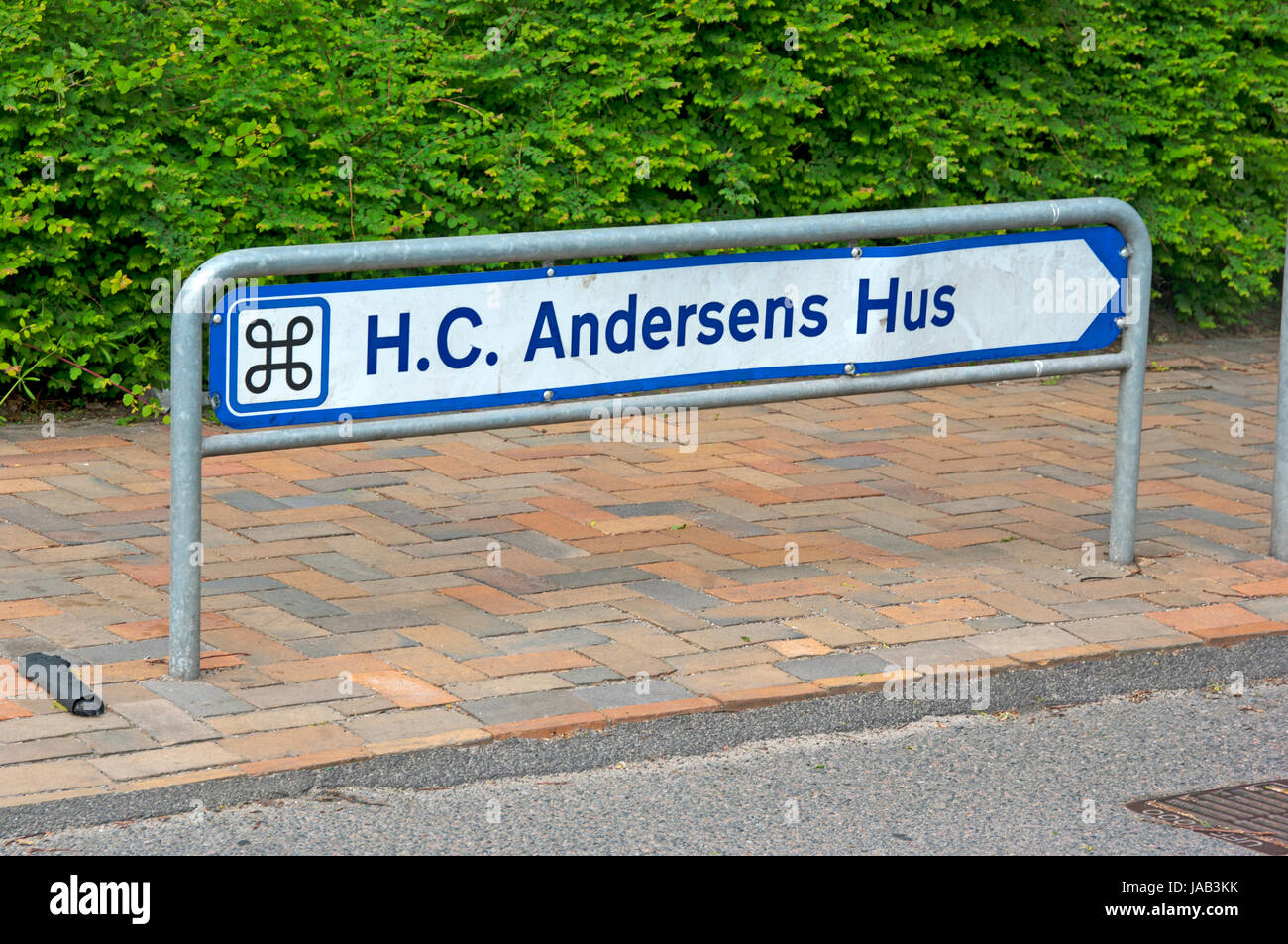 Denmark road sign hi-res stock photography and images - Alamy