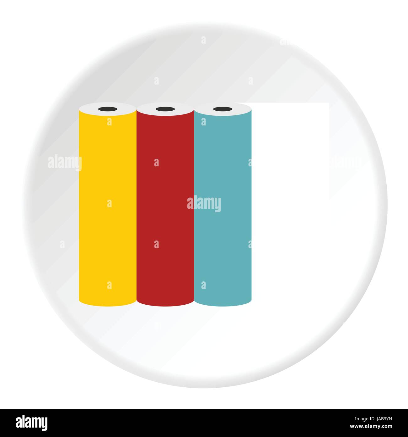 Printer cartridges icon. Flat illustration of printer cartridges vector ...