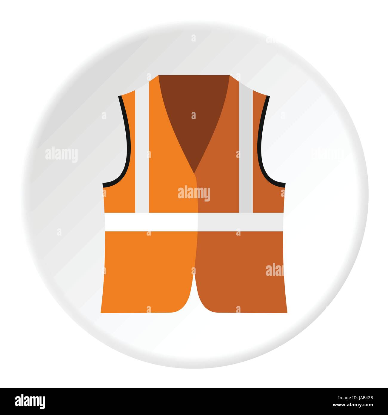 Reflective vest icon. Flat illustration of reflective vest vector icon ...