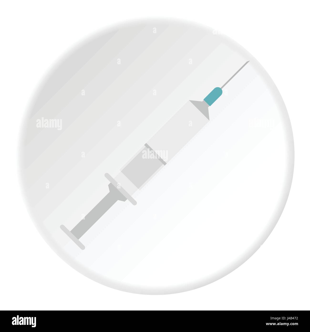 Syringe icon. Flat illustration of syringe vector icon for web Stock ...